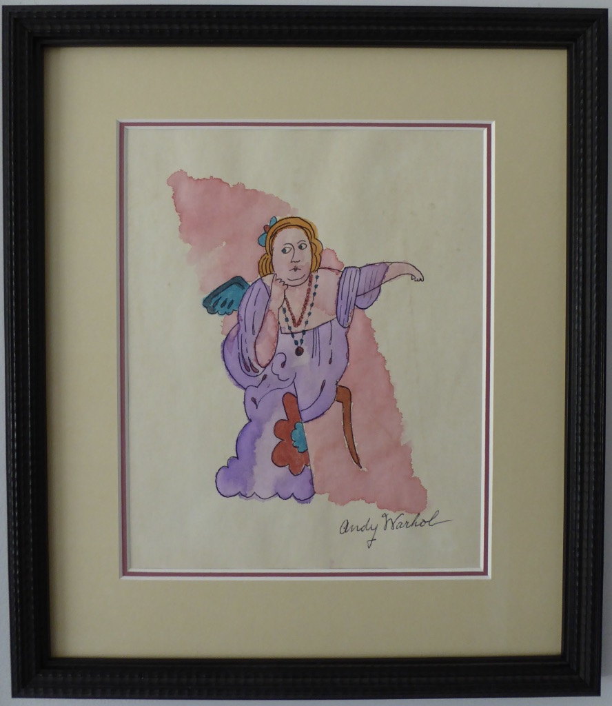 Andy Warhol : Seated Angel - Andy Warhol